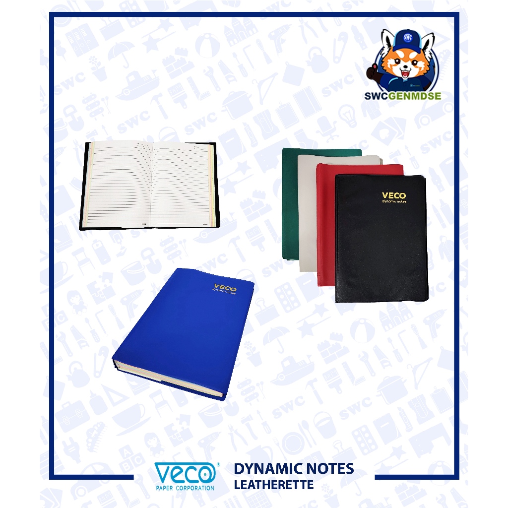 VECO Binder Notebook | Leatherette Dynamic Notes | Shopee Philippines