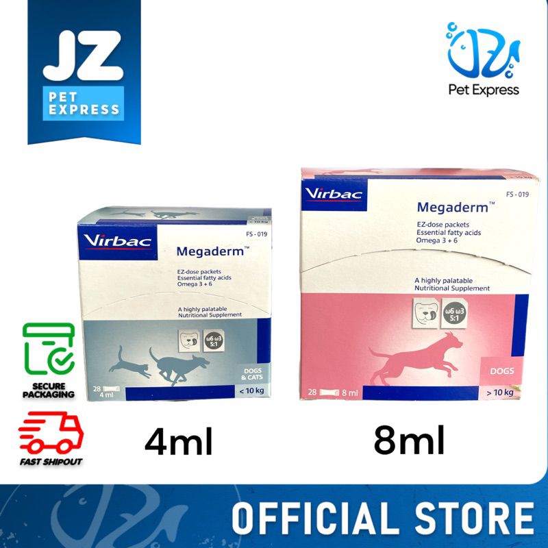 Virbac Megaderm supplement for cats and dogs | Shopee Philippines