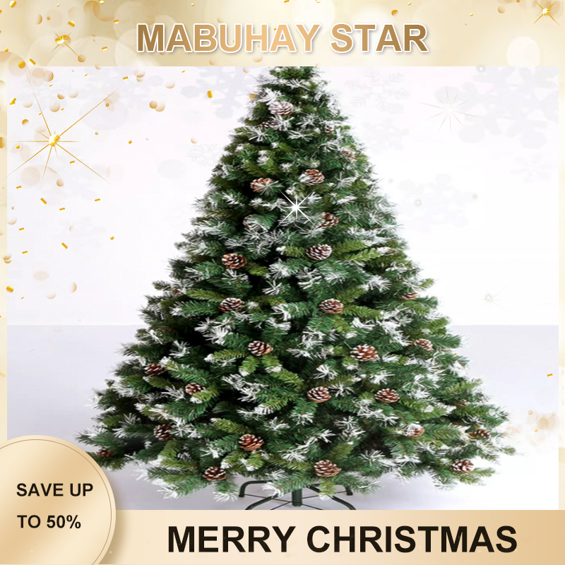 MABUHAY STAR 4FT 5FT 6FT 7FT FALLEN CEDAR CHRISTMAS TREE/THICKENED ...