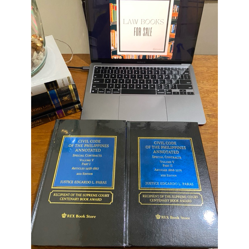 Civil Code of the Philippines Annotated Special Contracts Part I and II ...