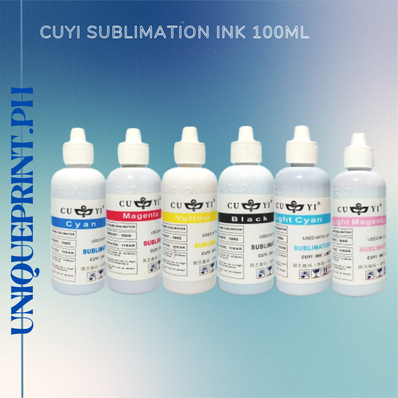 CUYI Sublimation Ink 100ML (For EPSON Inkjet Printers) | Shopee Philippines