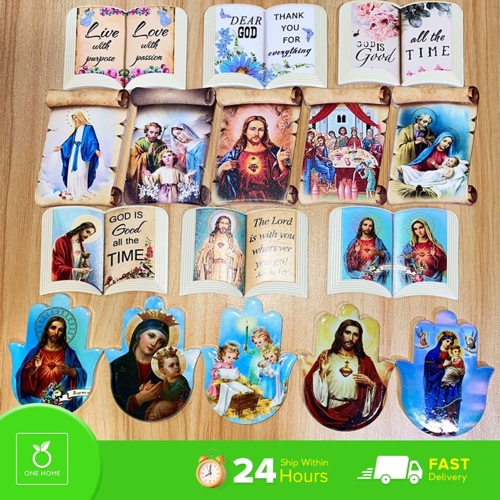 One Home Religious Ref Fridge Magnet Souvenirs Holy Bible, Holy Hand ...
