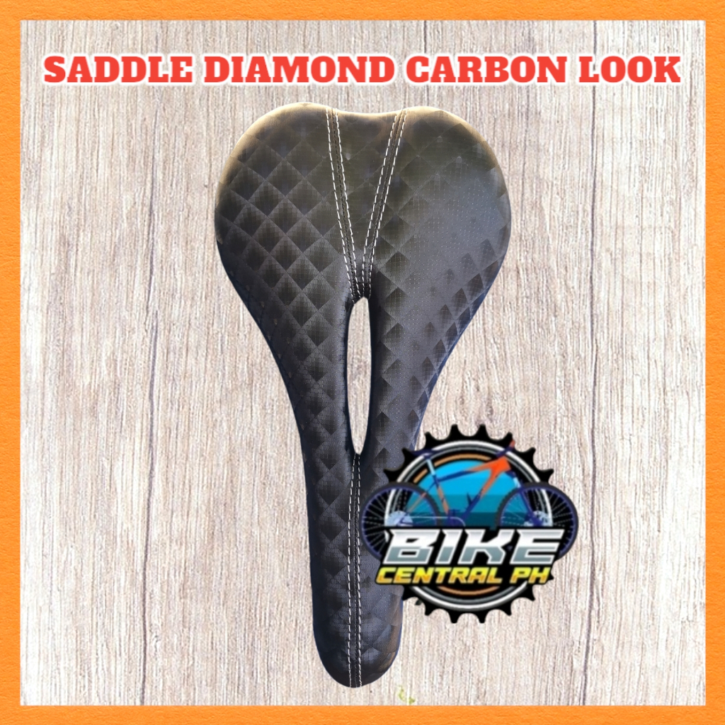 SADDLE BICYCLE DIAMOND CARBON LOOK | Shopee Philippines