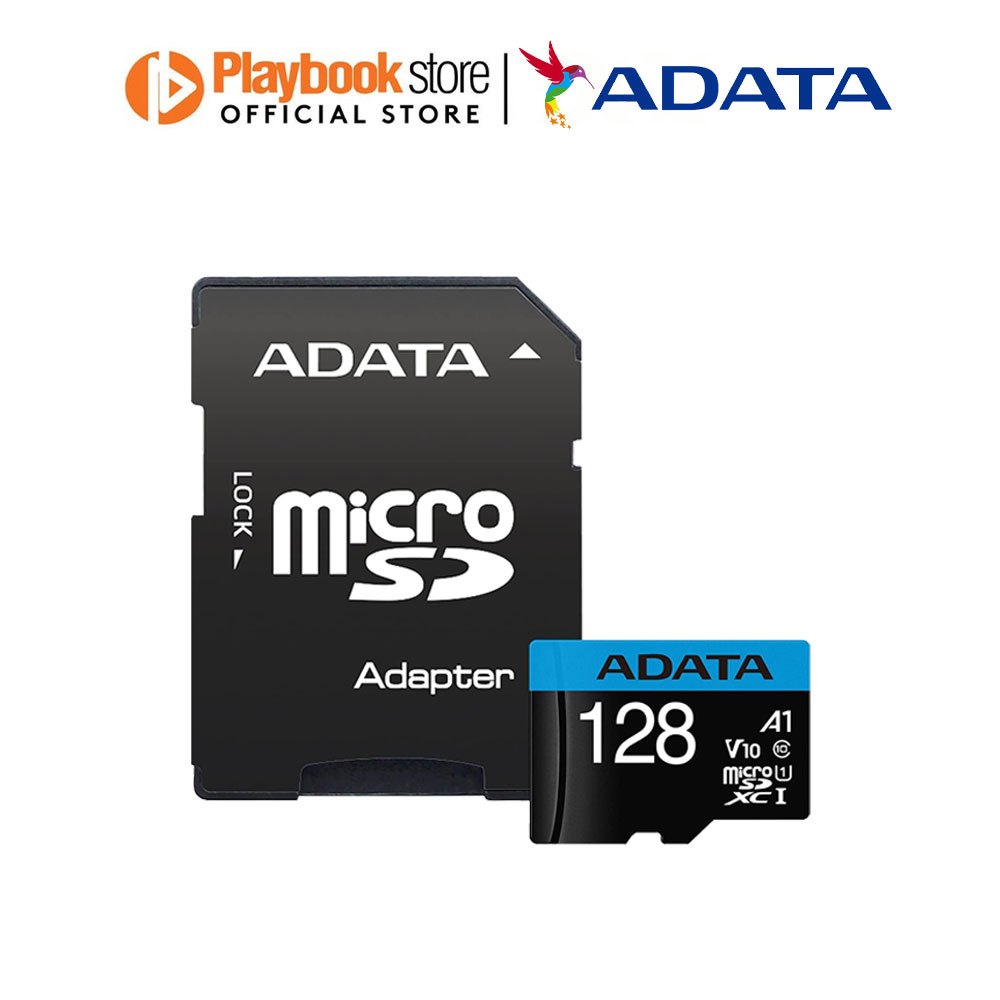 ADATA 128GB SDXC UHS-I Class 10 MicroSD Card (AUSDX128GUICL10A1-RA1) | Shopee Philippines