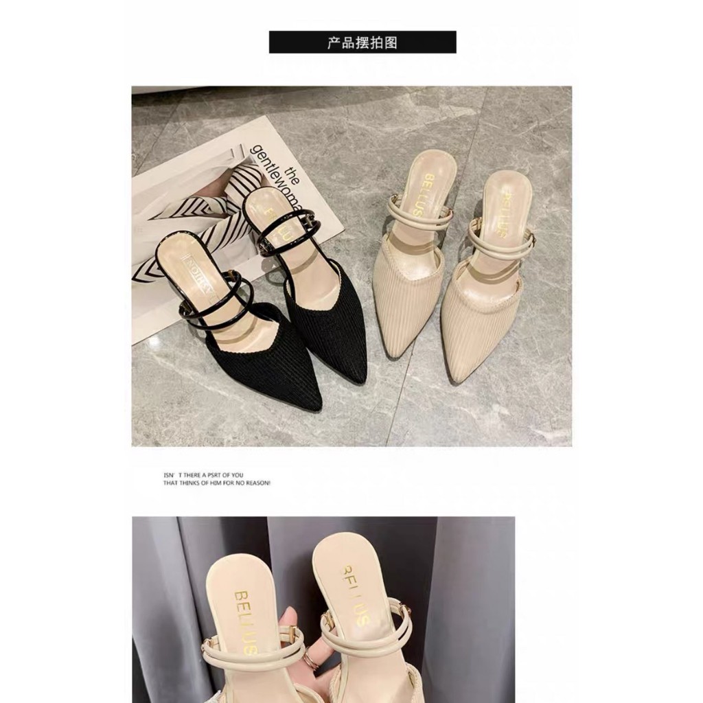 Iglph Women Fashion Casual/Office Pointed Toe Knitted Fabric Stiletto ...