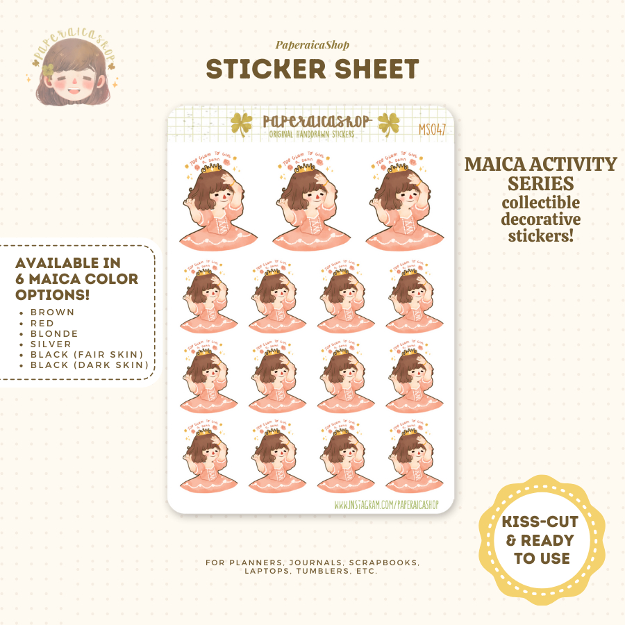 YAS Queen Stickers, Royalty Stickers, Cute Girl Stickers, Cute Stickers ...