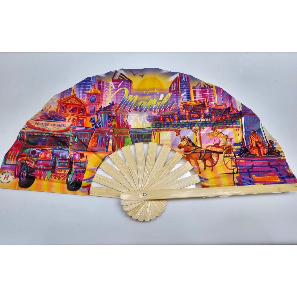 MANILA Fan / Pamaypay / #Philippines Souvenirs | Shopee Philippines