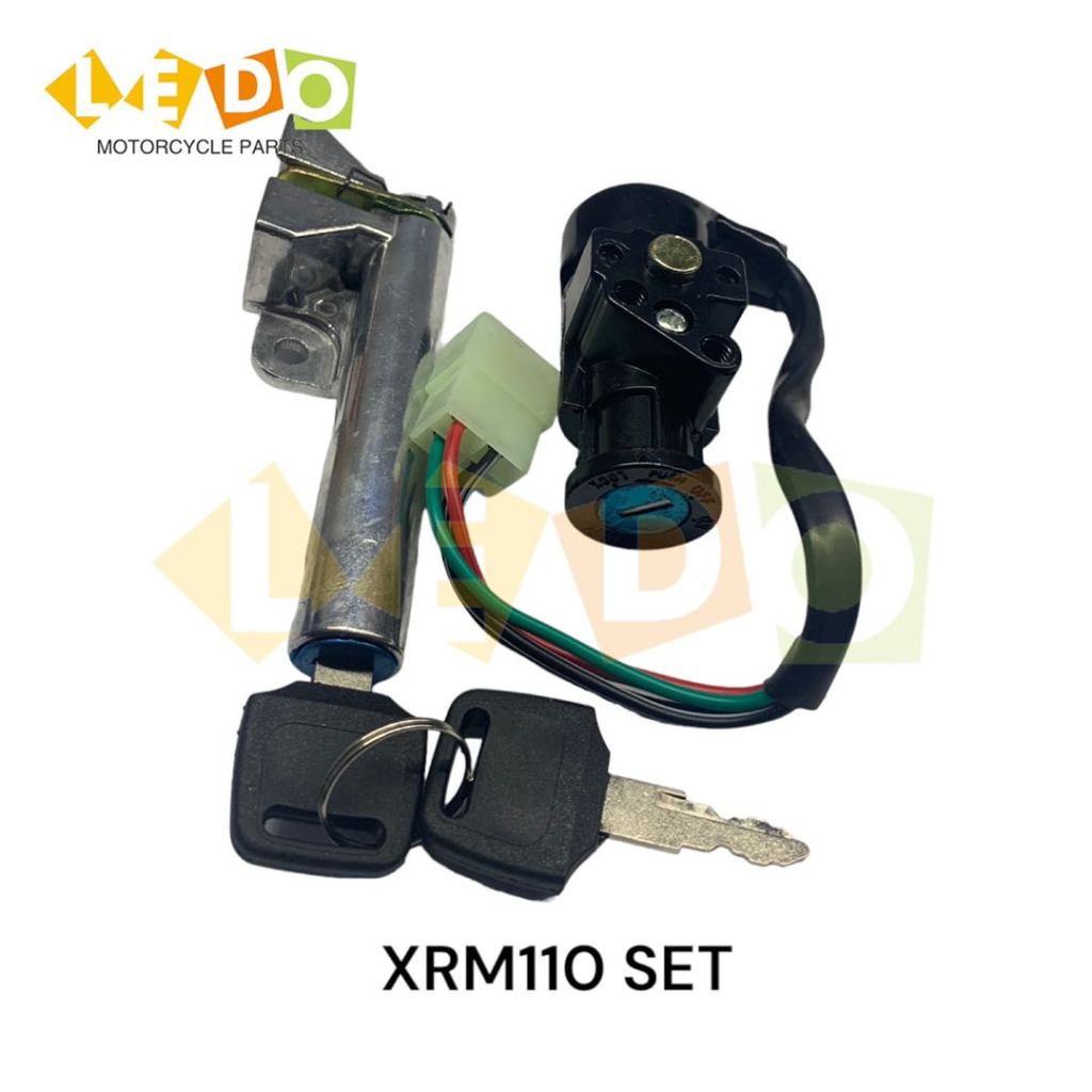 MOTORCYCLE IGNITION SWITCH WITH SEAT LOCK XRM110 | Shopee Philippines