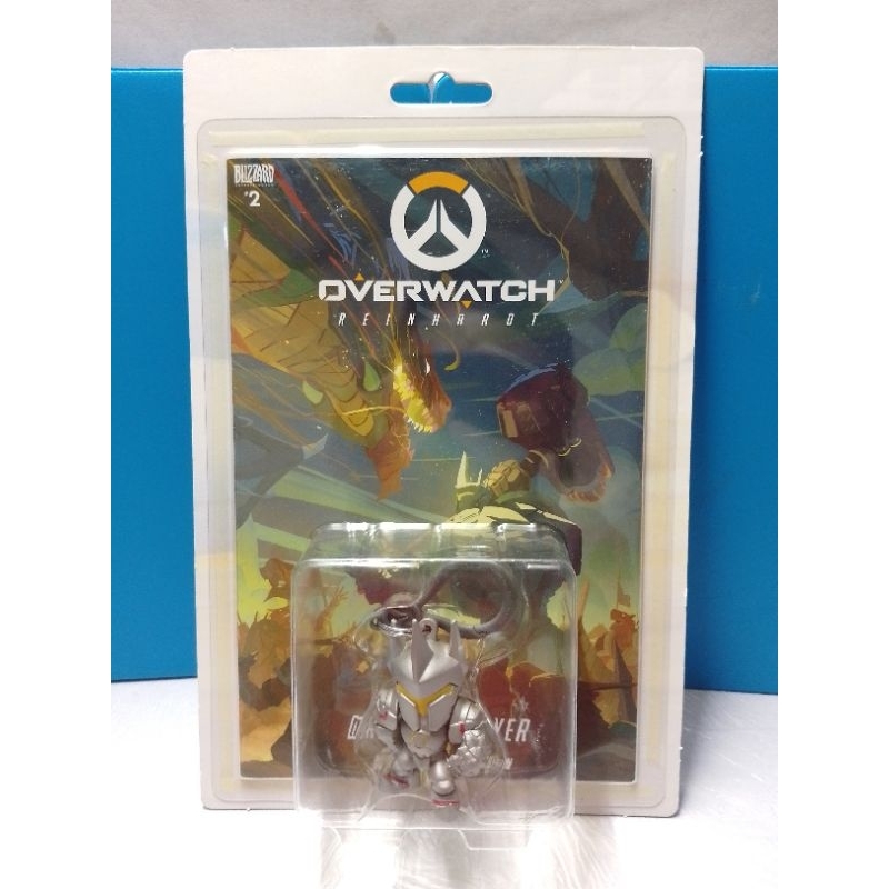 Blizzard Overwatch #2 Reinhardt Figure Backpack Hanger + Comic | Shopee ...