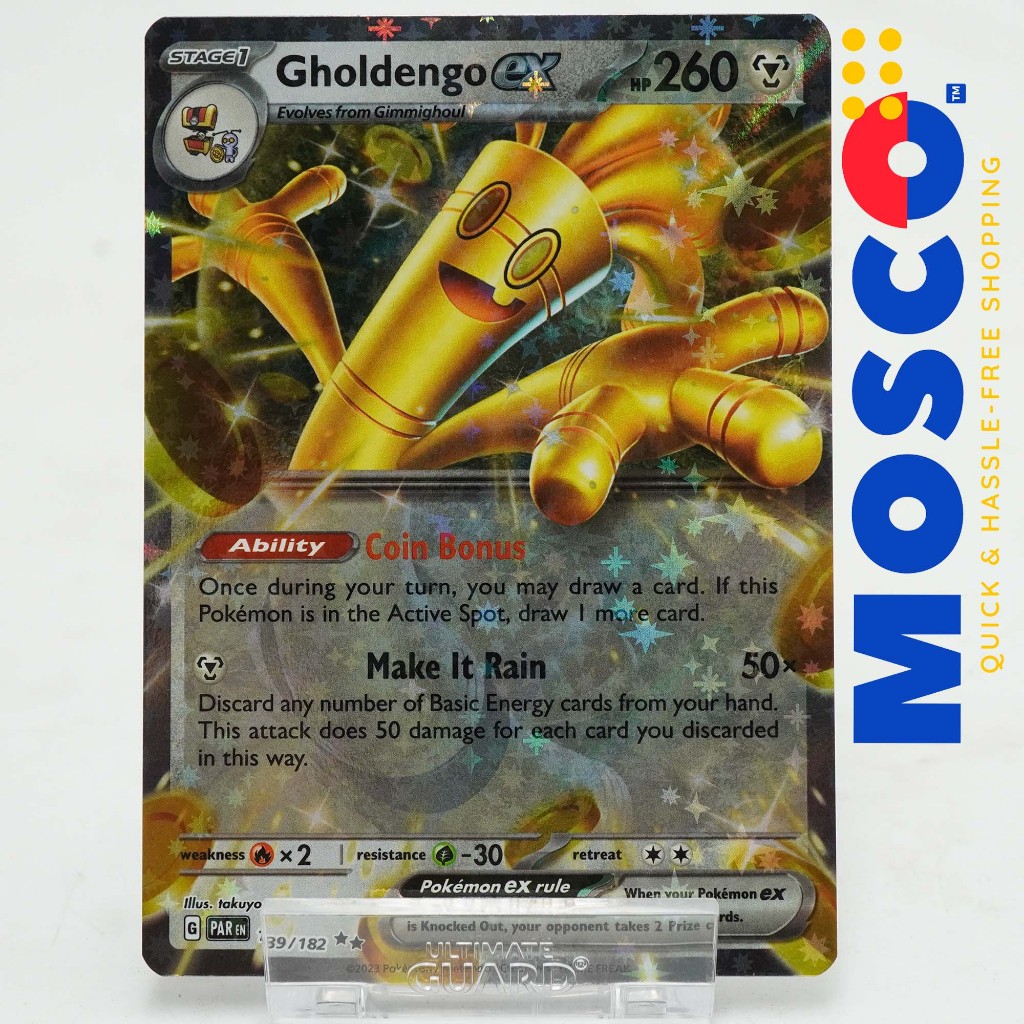 Gholdengo ex - 139/182 - Ultra Rare | Paradox Rift | Pokemon TCG ...