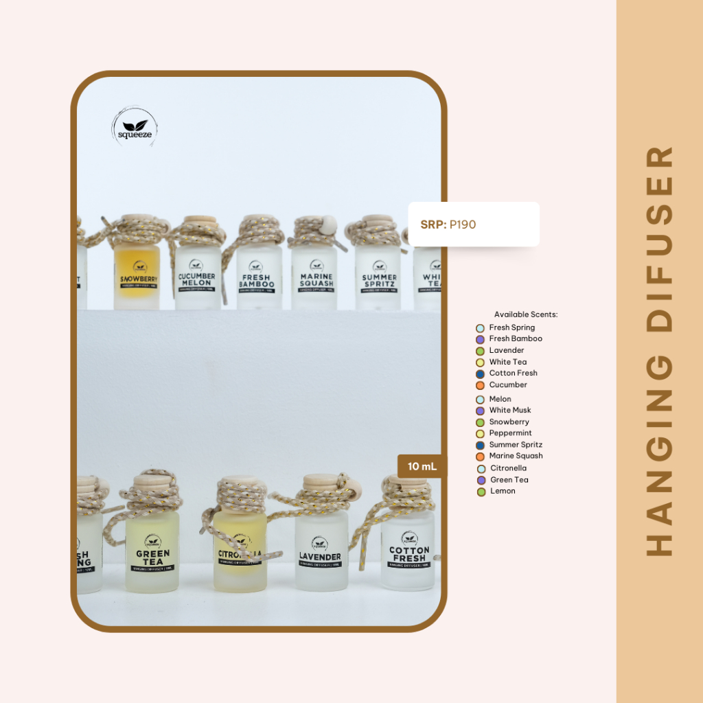 SQUEEZE Hanging Diffuser 10ml | Shopee Philippines