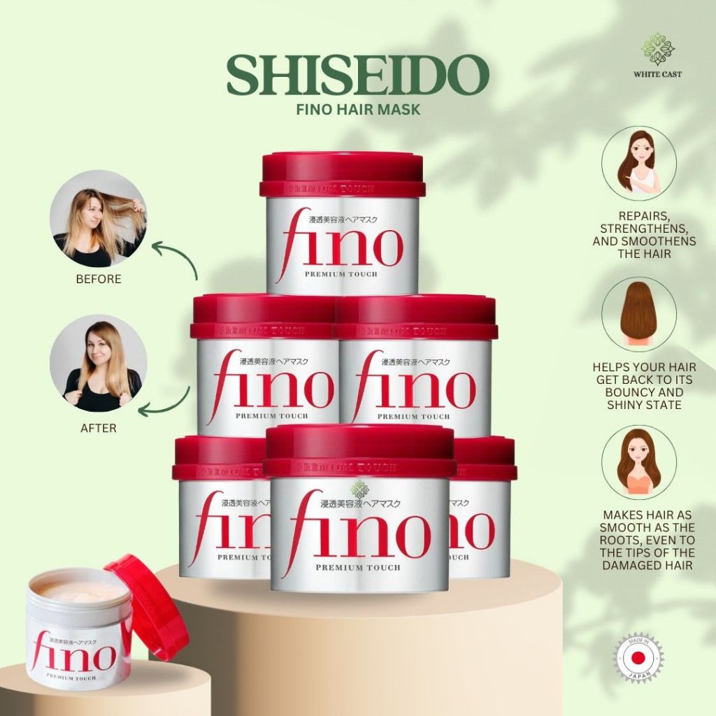 [JAPAN] SHISEIDO FINO Premium Touch Penetrating Essence Hair Mask 230g ...
