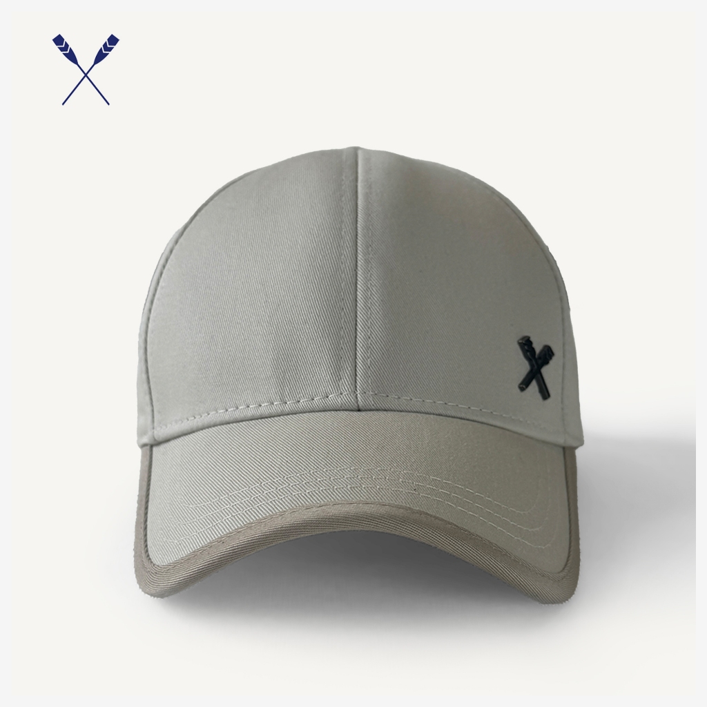 Regatta Baseball Cap With Contrast Visor Piping For Men (Cream/Navy ...