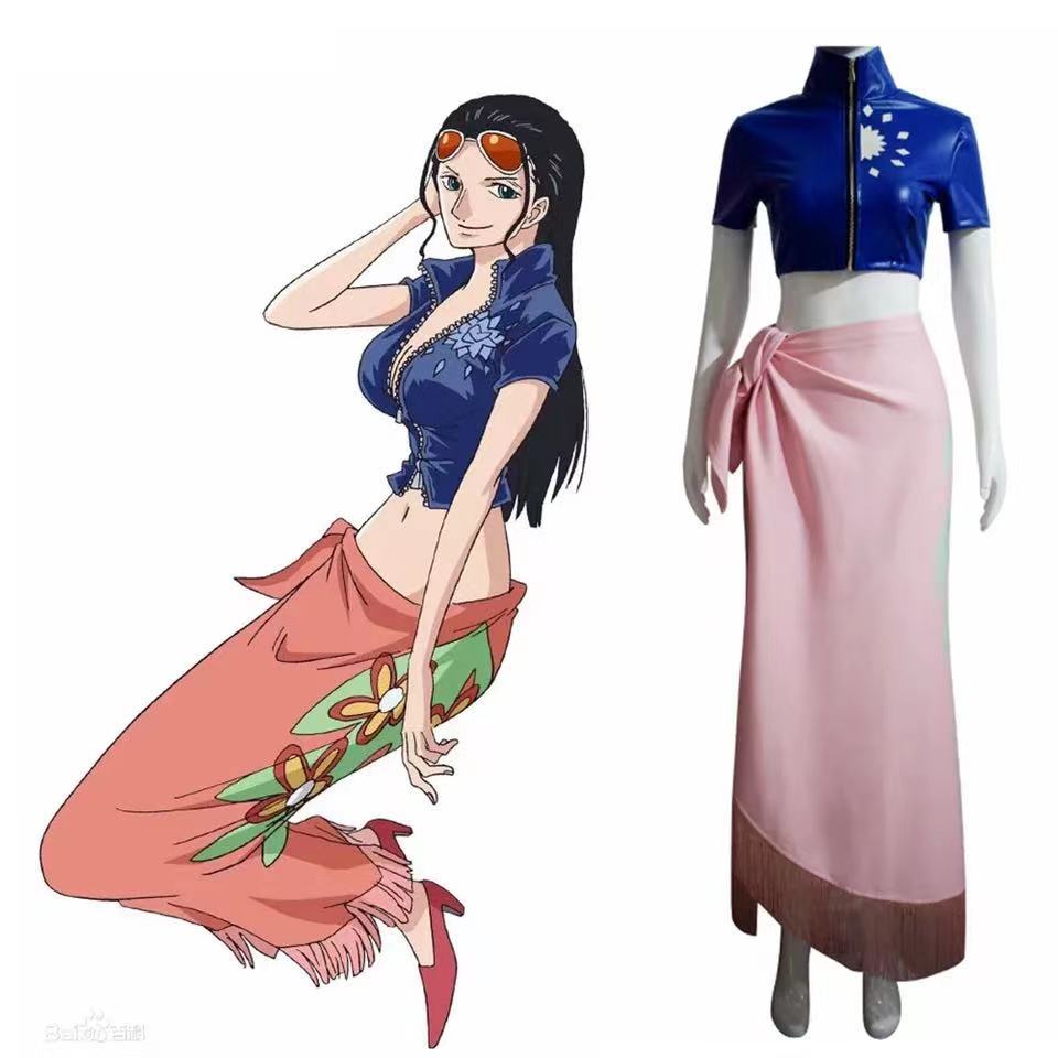 Robin Cosplay Costume Anime Miss·Allsunday Nico·Robin Cosplay Sexy ...