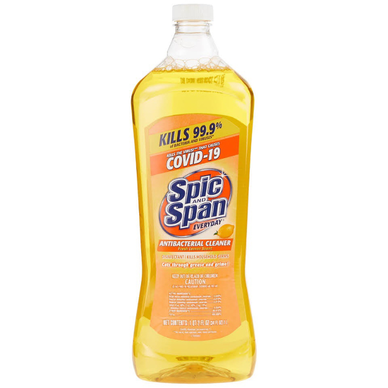 Spic and Span Lemon Antibacterial Multi-Surface Cleaner | Shopee ...