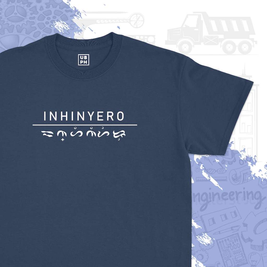 Inhinyero - Baybayin Line Shirt | Shopee Philippines