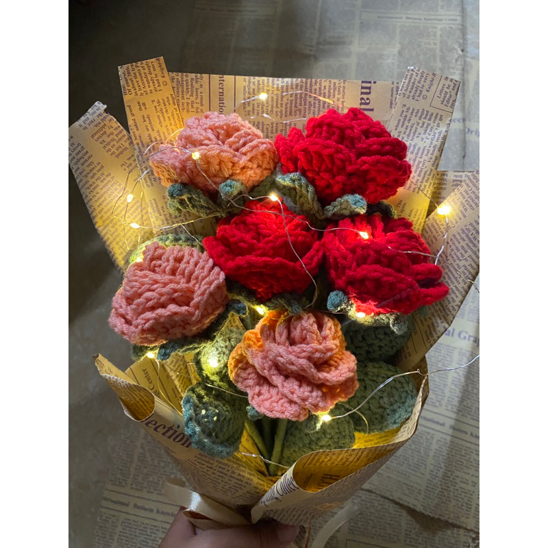 Customize Crochet Flower Bouquet | Shopee Philippines