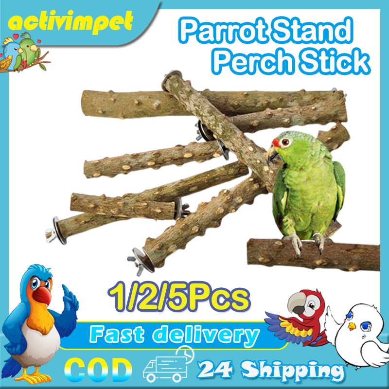 Parrot Bird Natural Wood Parrot Natural prickly ash wood Cage ...