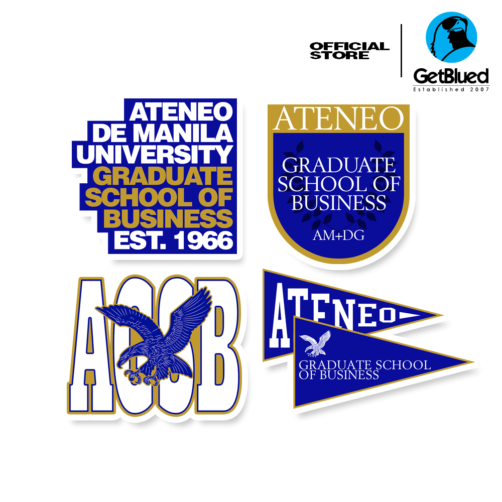 GetBlued Ateneo Graduate School of Business Sticker Pack | Shopee ...