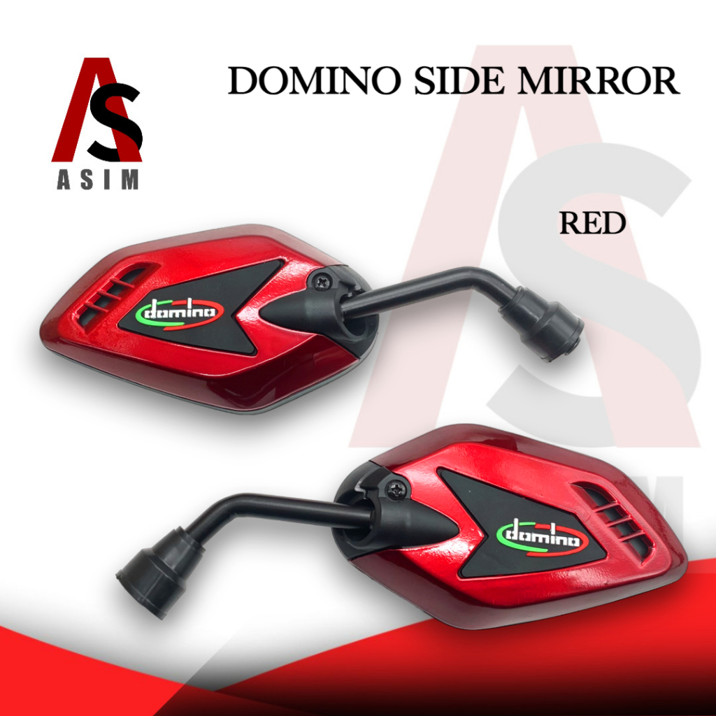 ASIM MOTORCYCLE DOMINO SIDE MIRROR SHORT STEM FOR HONDA | Shopee ...