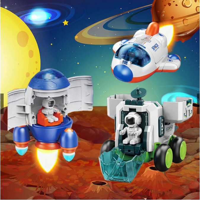 （XY）Astronaut interstellar spaceman rocket ship boy toy, children's ...