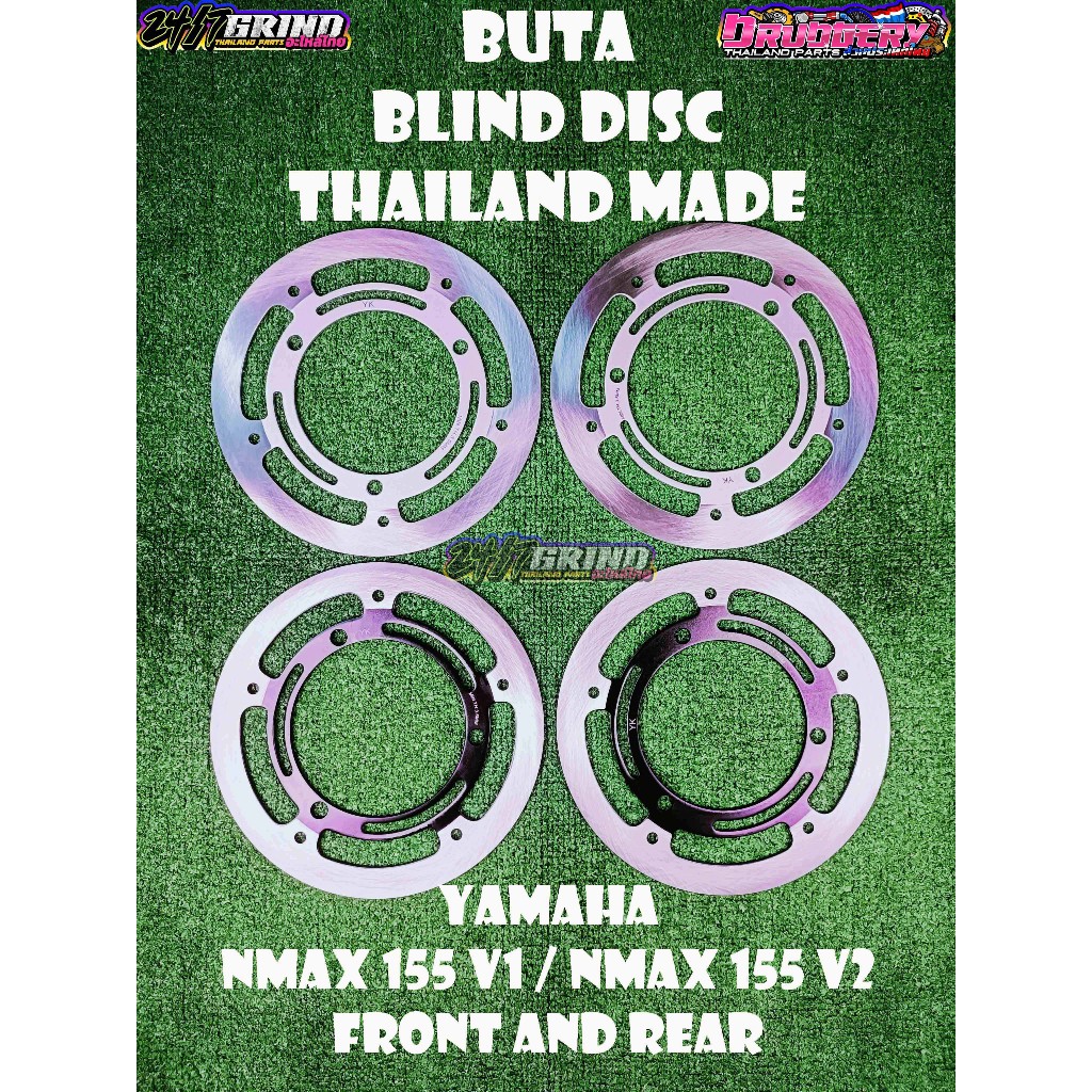 BUTA BLIND DISC YAMAHA NMAX 155 V1 / NMAX 155 V2 THAILAND MADE | Shopee Philippines