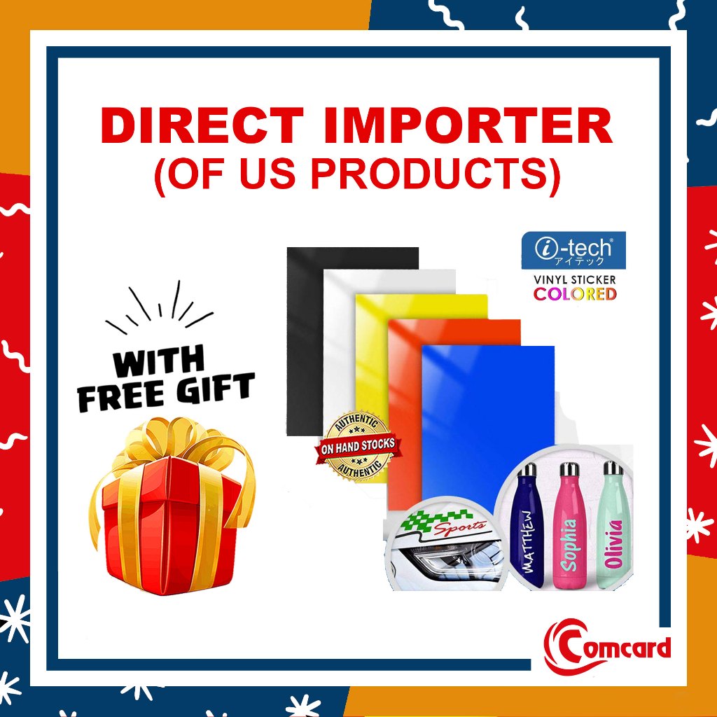 ITech Vinyl Sticker Colored A4 Itech | CPM | Shopee Philippines