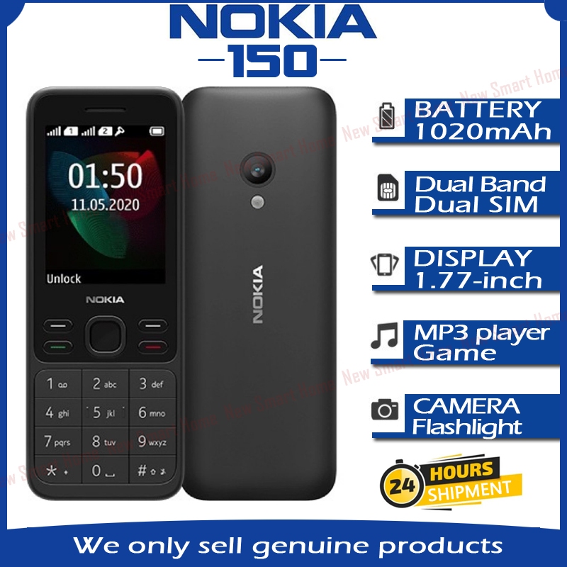 Nokia 150 Original Dual SIM Feature Phone Keypad Phone 2G GSM keypad ...