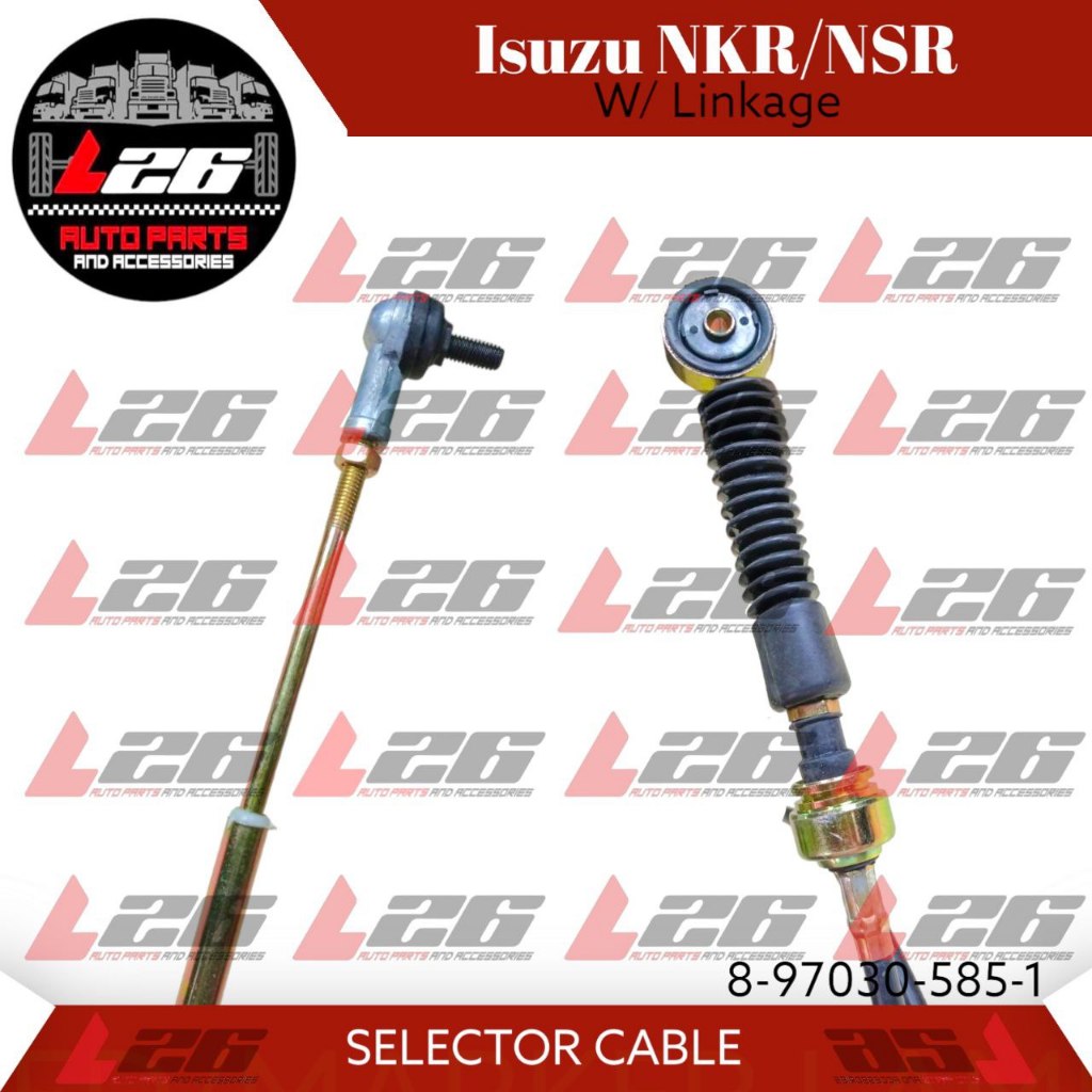 SELECTOR CABLE FOR ISUZU NKR NSR NHR Selector Cable WITH LINKAGE W/O ...