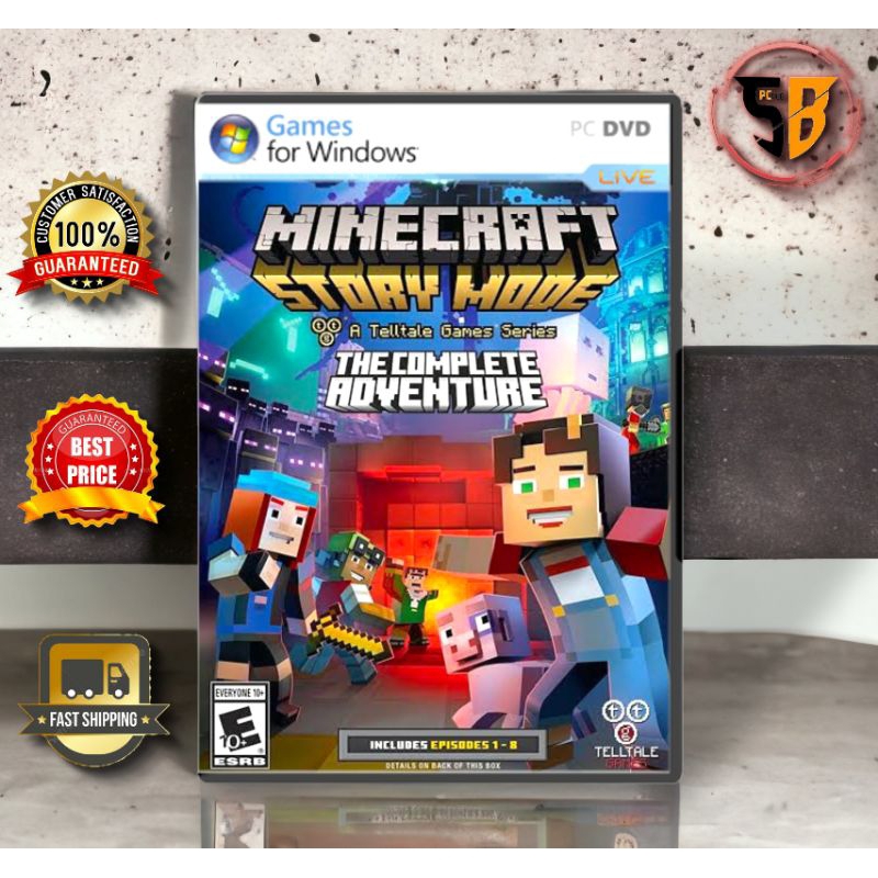 PC Laptop Video Game Minecraft Story Mode: A Telltale Game Series ...
