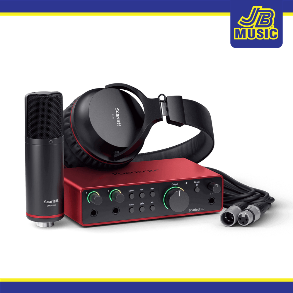 Focusrite - Scarlett 2i2 Studio 4th Gen Recording Studio Bundle Audio Interface | Shopee Philippines