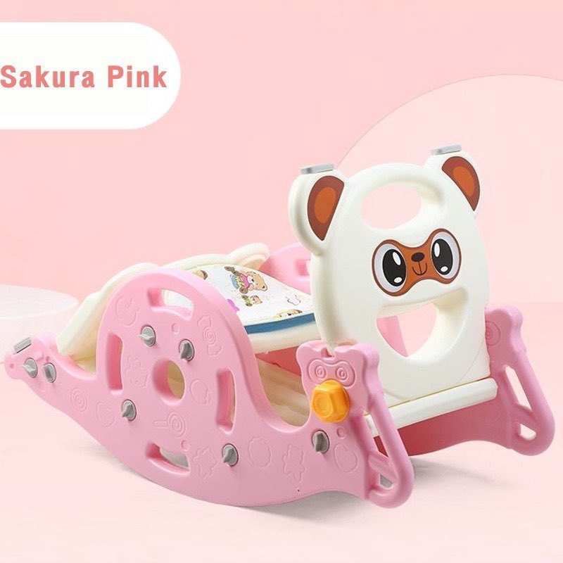 3 in 1 Multifunctional Slide for Kids Playground Rocking House Baby ...