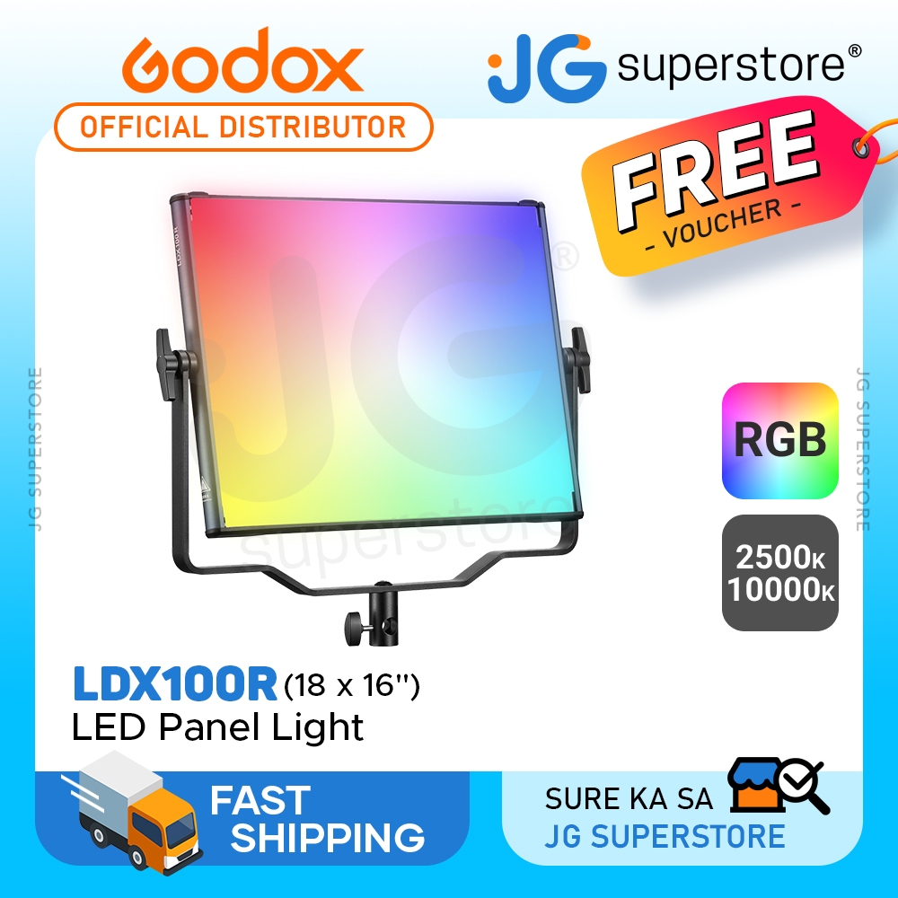 Godox LDX100Bi / LDX100R RGB 18 x 16" LED Panel Light - 11 to 14 ...