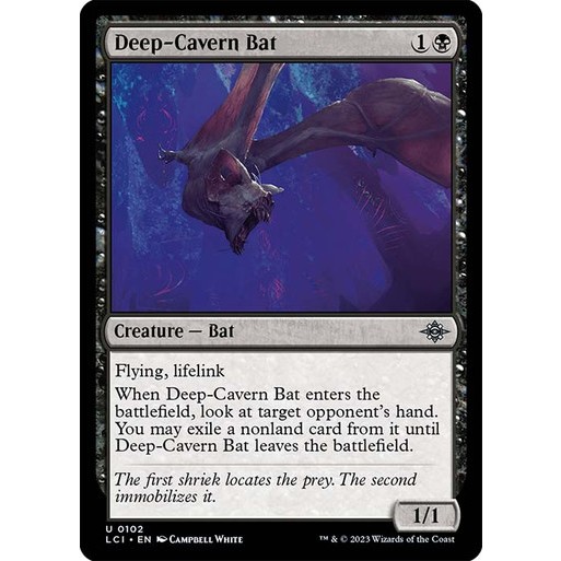 Deep-Cavern Bat - The Lost Caverns of Ixalan (LCI) | Shopee Philippines