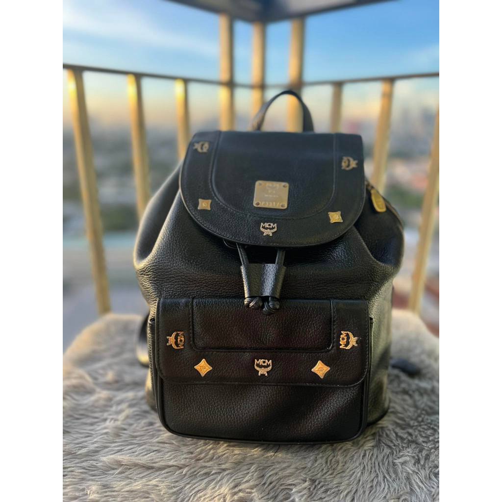 Authentic mcm backpack | Shopee Philippines
