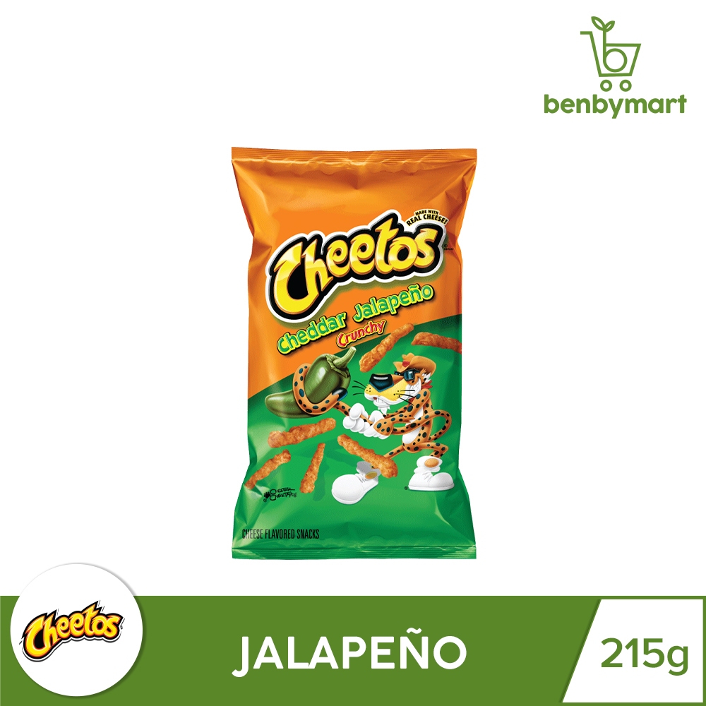 Cheetos Cheddar & Jalapeno 215g | Shopee Philippines