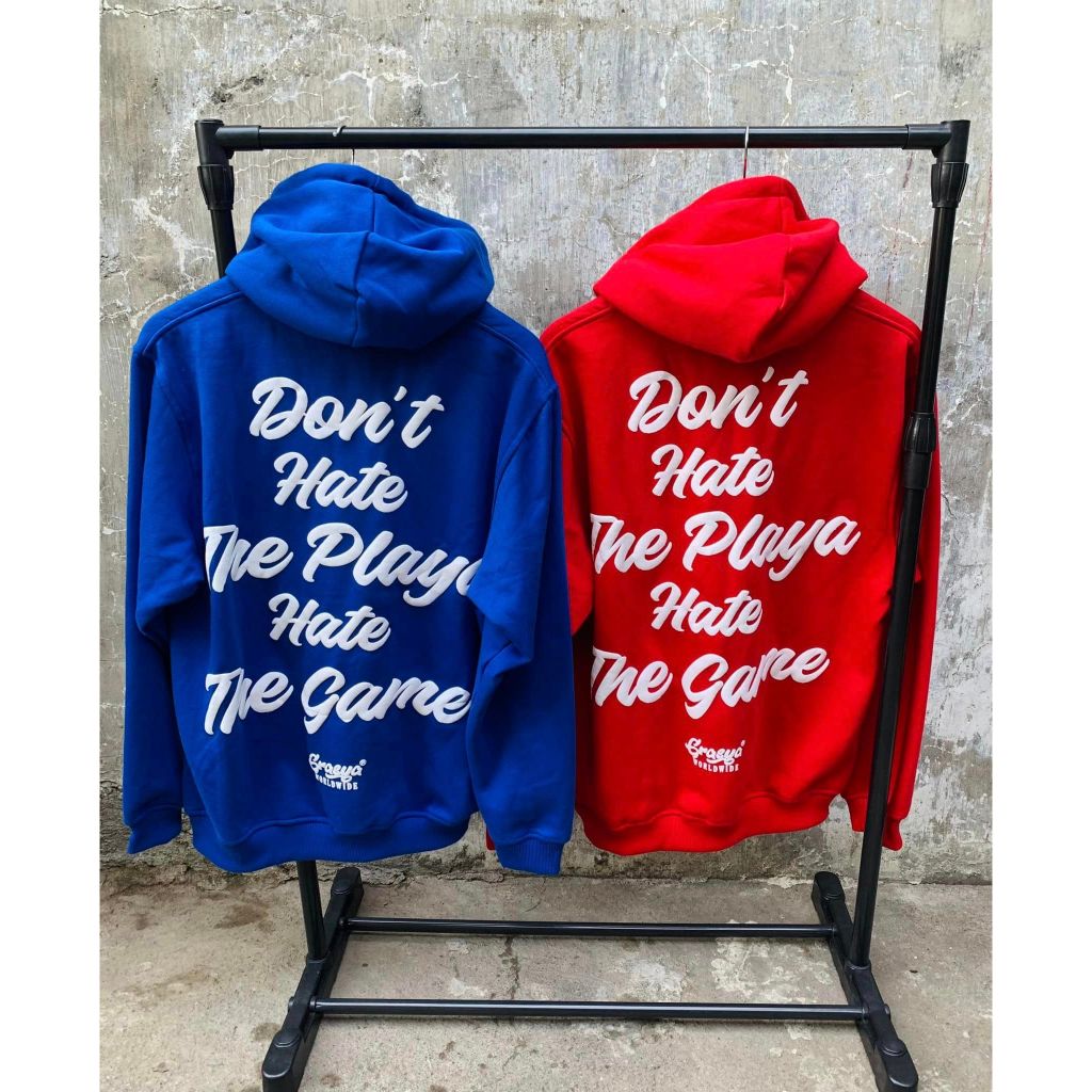 Don't Hate The Playa Free Size Hoddie Jacket 100% Cotton For Unisex Cod ...