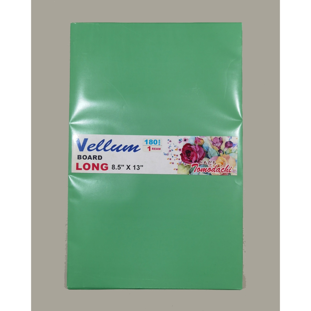 Vellum Board Tomodachi Long Packed per Ream of 100 Sheets | Shopee ...