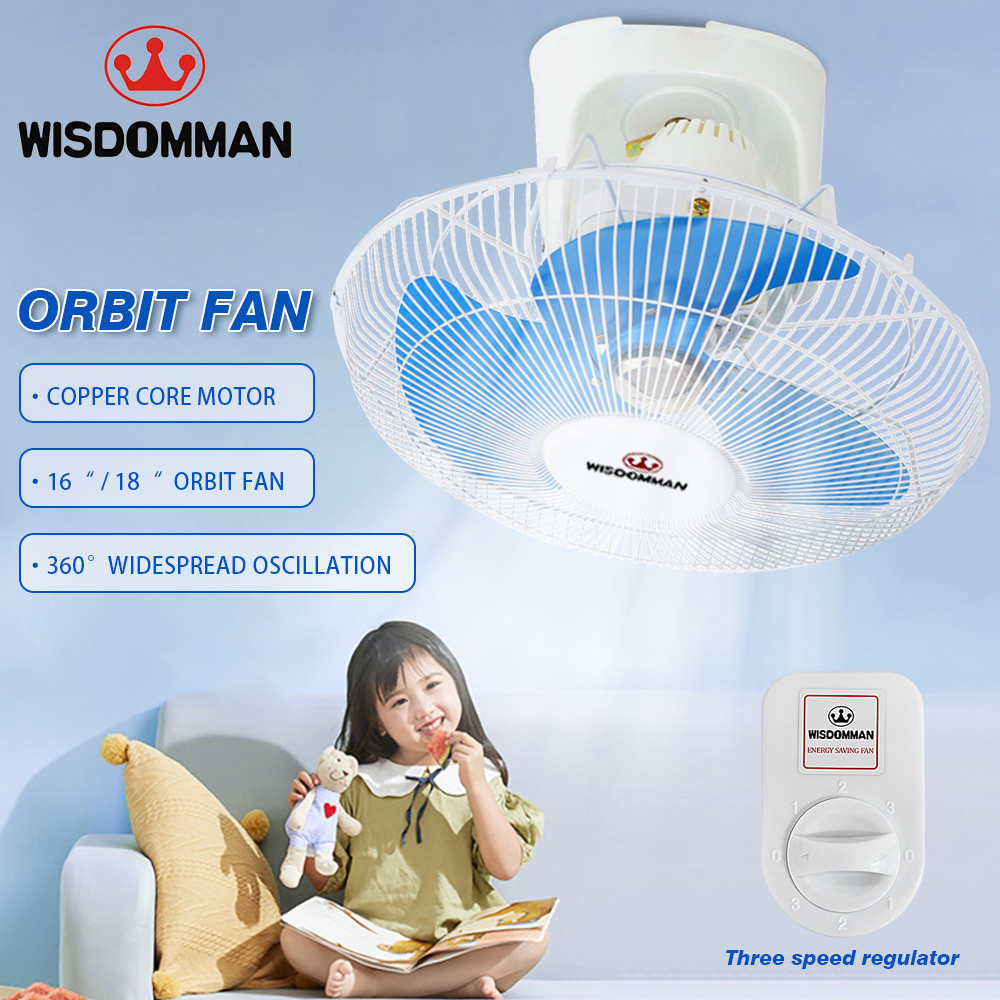 WISDOMMAN Orbit Fan Ceiling Fan Seiling Fan Shaking Head Ceiling ...