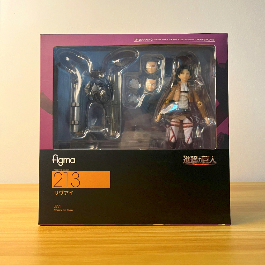 Attack On Titan Figma Levi Ackerman Figure (BIB, Bootleg) | Shopee ...