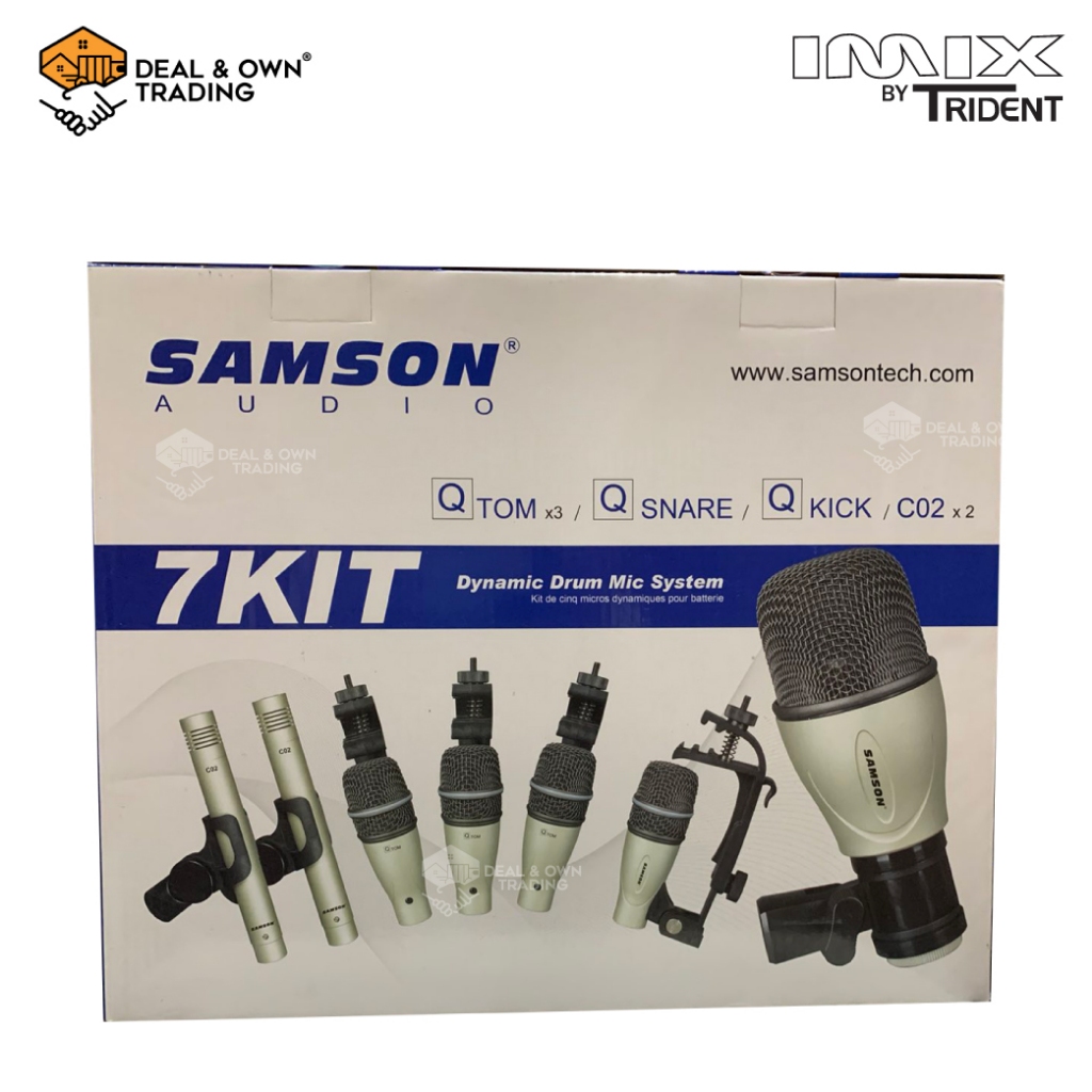 Samson DMK7KIT 7Pcs Samson Drum Mic Kit (OEM) | Shopee Philippines