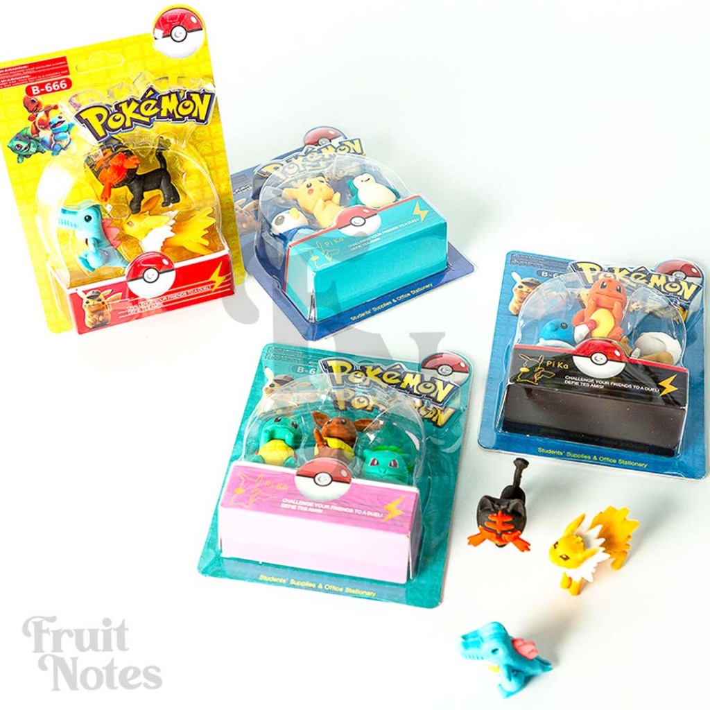 VG231 3 in 1 Pokemon Theme Eraser Pack | Shopee Philippines