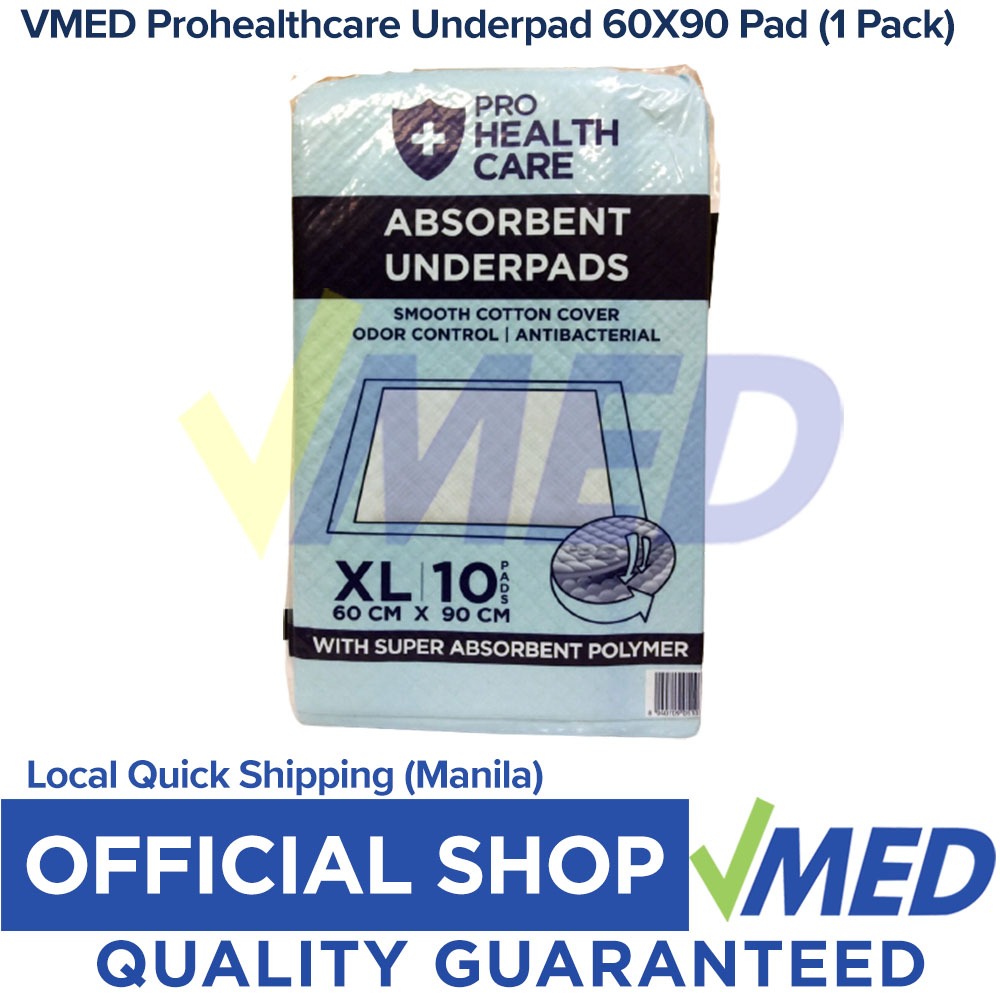 VMED Prohealthcare Underpad 60X90 Pad (1 Pack) | Shopee Philippines