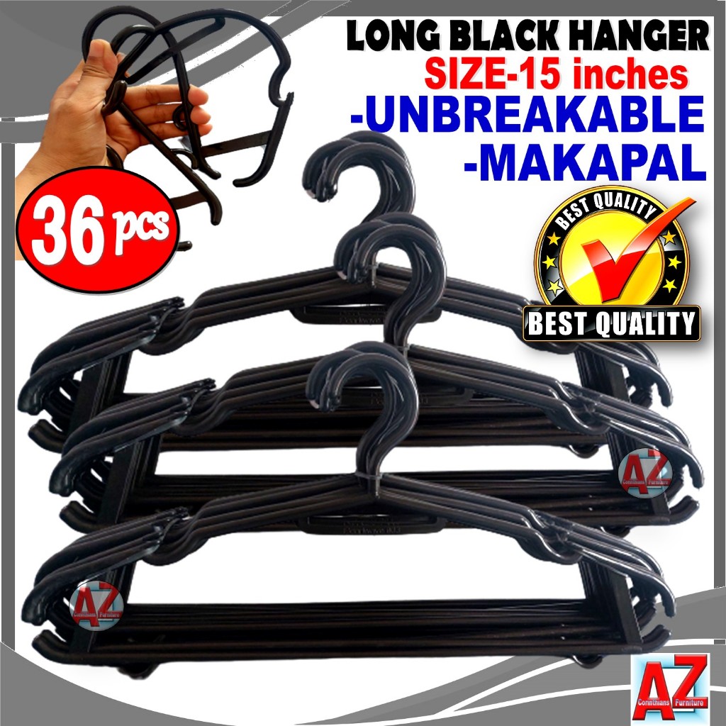 UNBREAKABLE Hanger 36 PCS/ 3 Dozen- For Adults -UNBREKABLE | Shopee ...