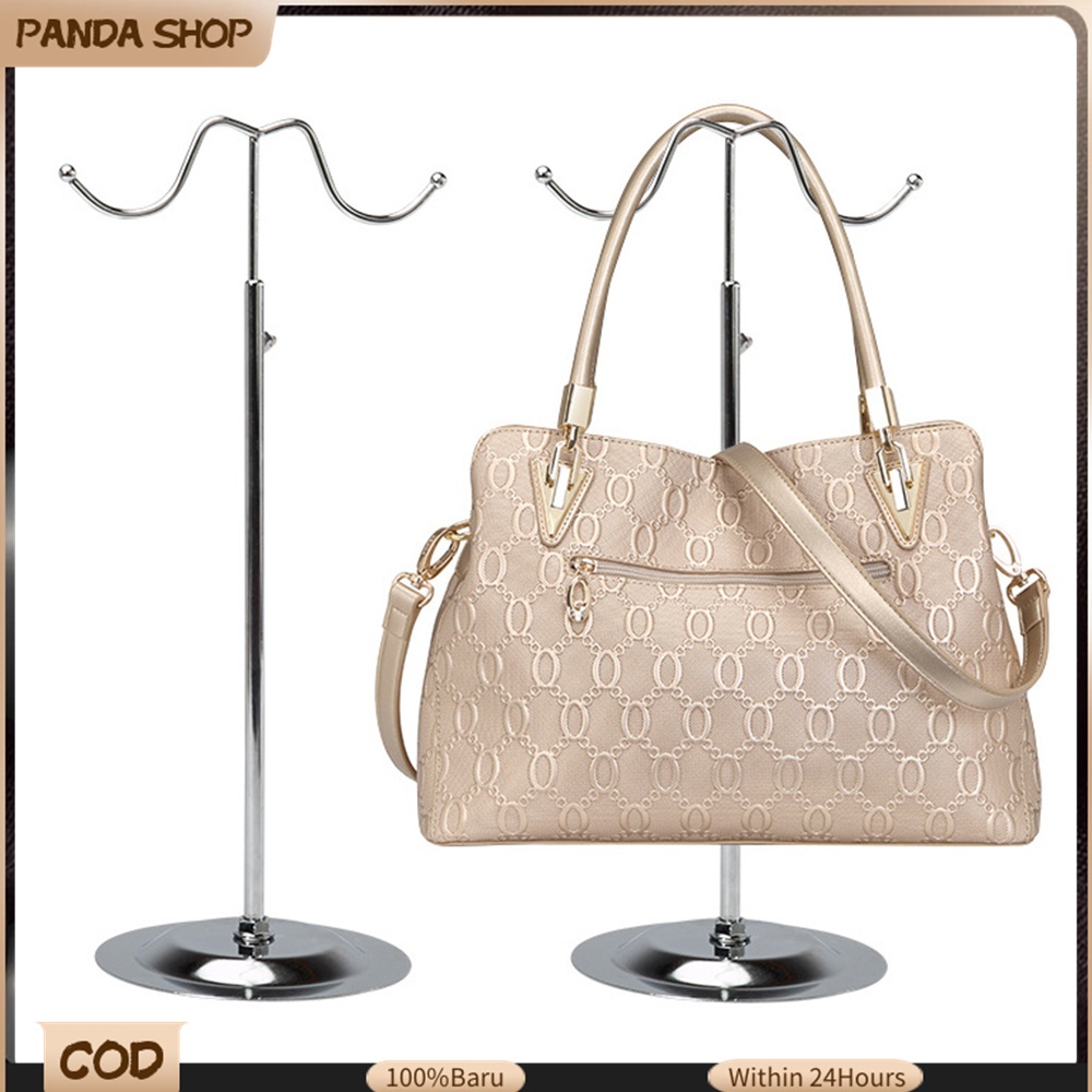 Adjustable Bag Stand Holder Desktop Bag Display Stand Metal Bag Holder ...