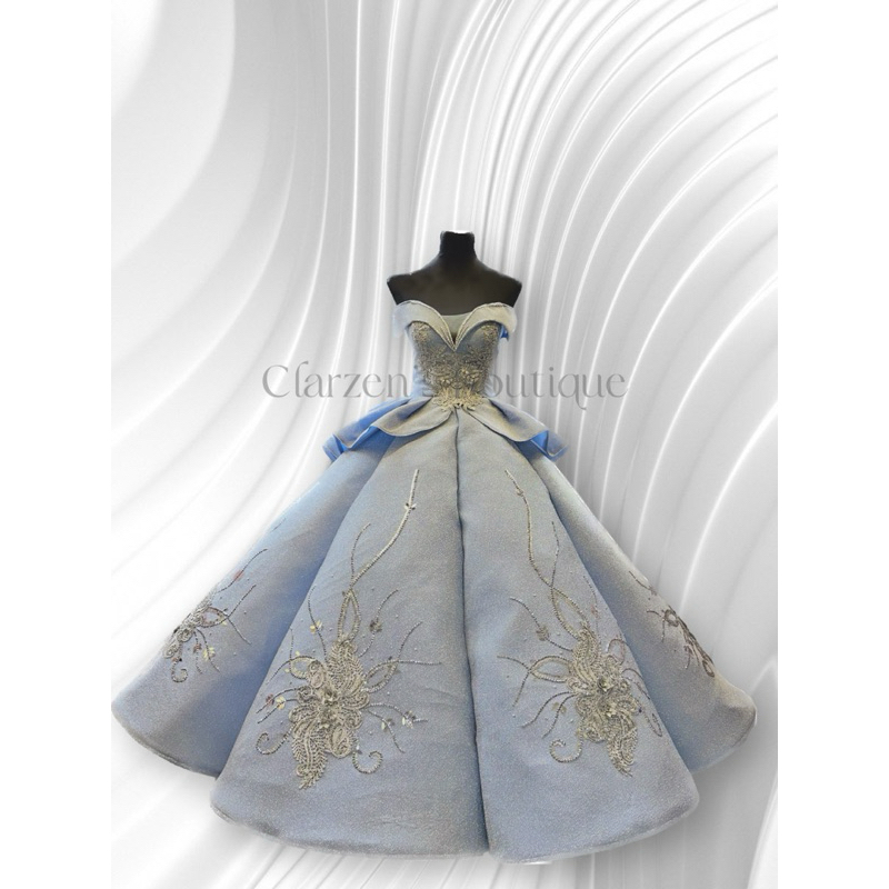 Ball gown for Debut/Sagala | Shopee Philippines