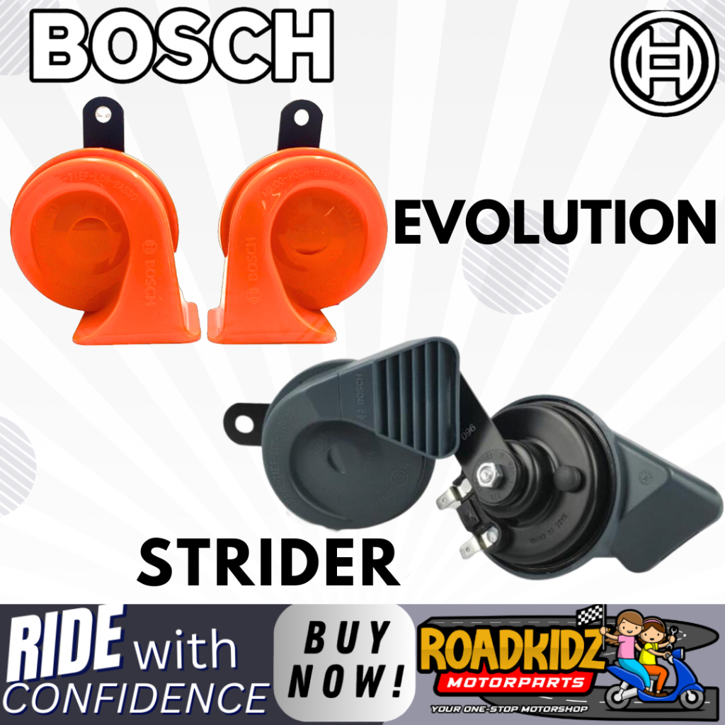 ORIGINAL BOSCH EVOLUTION / STRIDER HORN, SOCKET & RELAY, INTERRUPTER ...