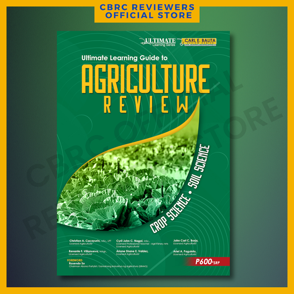 CBRC Agriculture Reviewer: Crop Science and Soil Science Reviewer ...