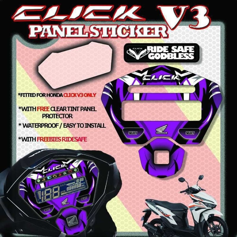 honda click 125 V3 Panel gauge protector/Panel protector/motorcycle ...