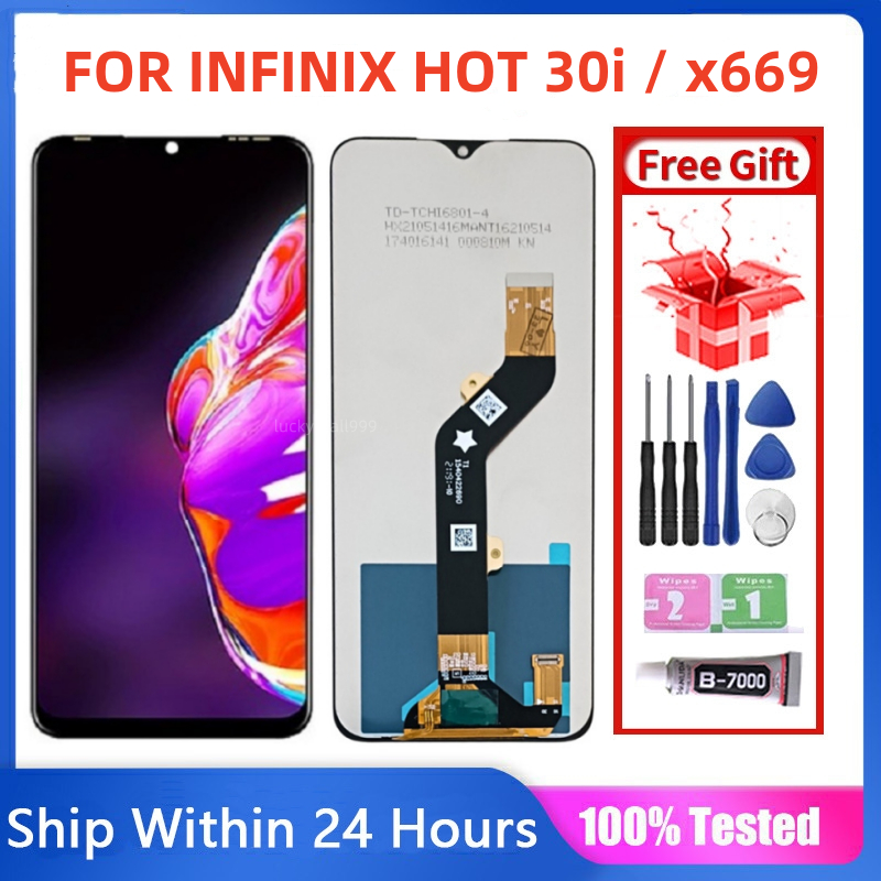 OR 1:1 Lcd For Infinix Hot 30i X669 Lcd Display With Touch Screen ...
